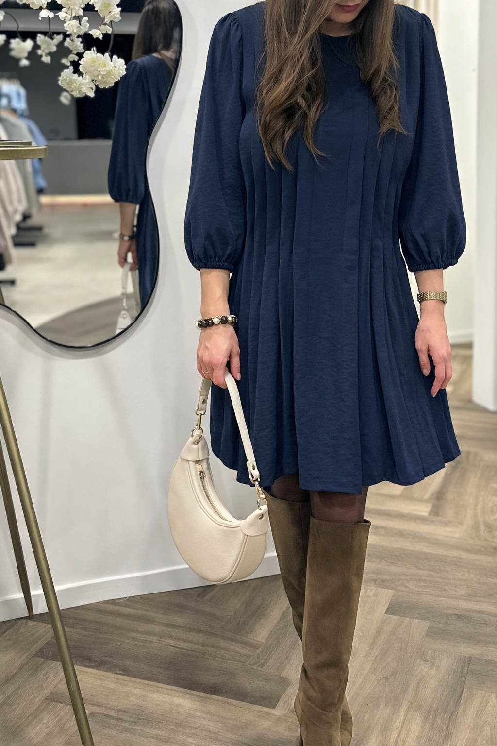 Dress Thirza IN-TH-26 Navy – Village Collection