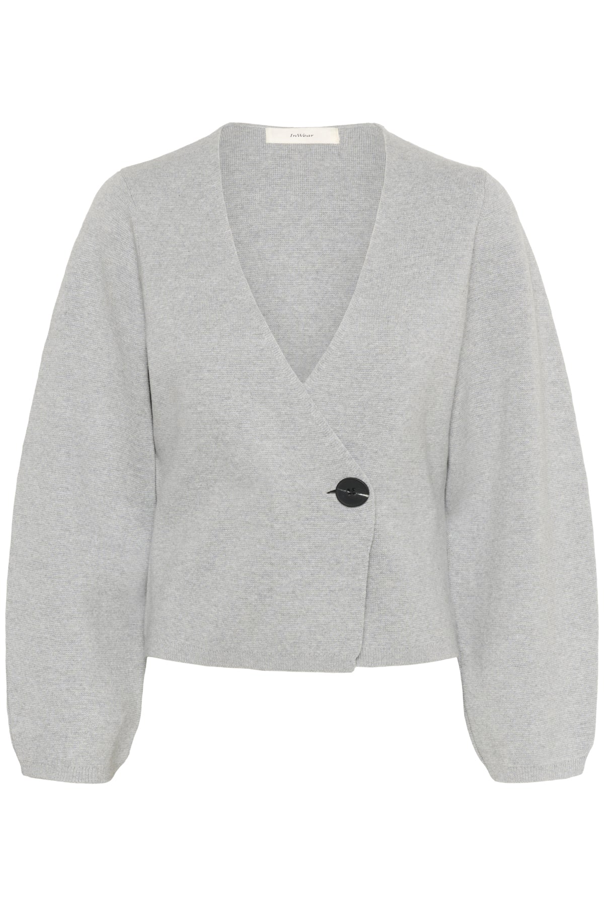 Cardigan Kayllal 30109741 Granite melange – Village Collection