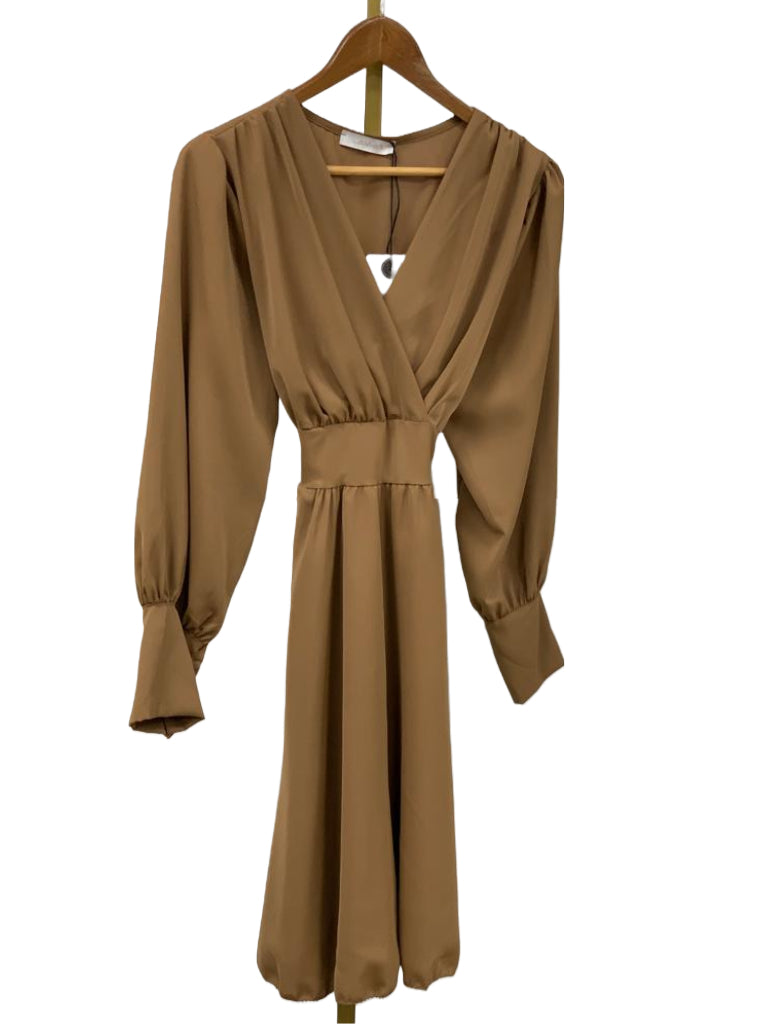 Dress overslag 1839 Cognac – Village Collection