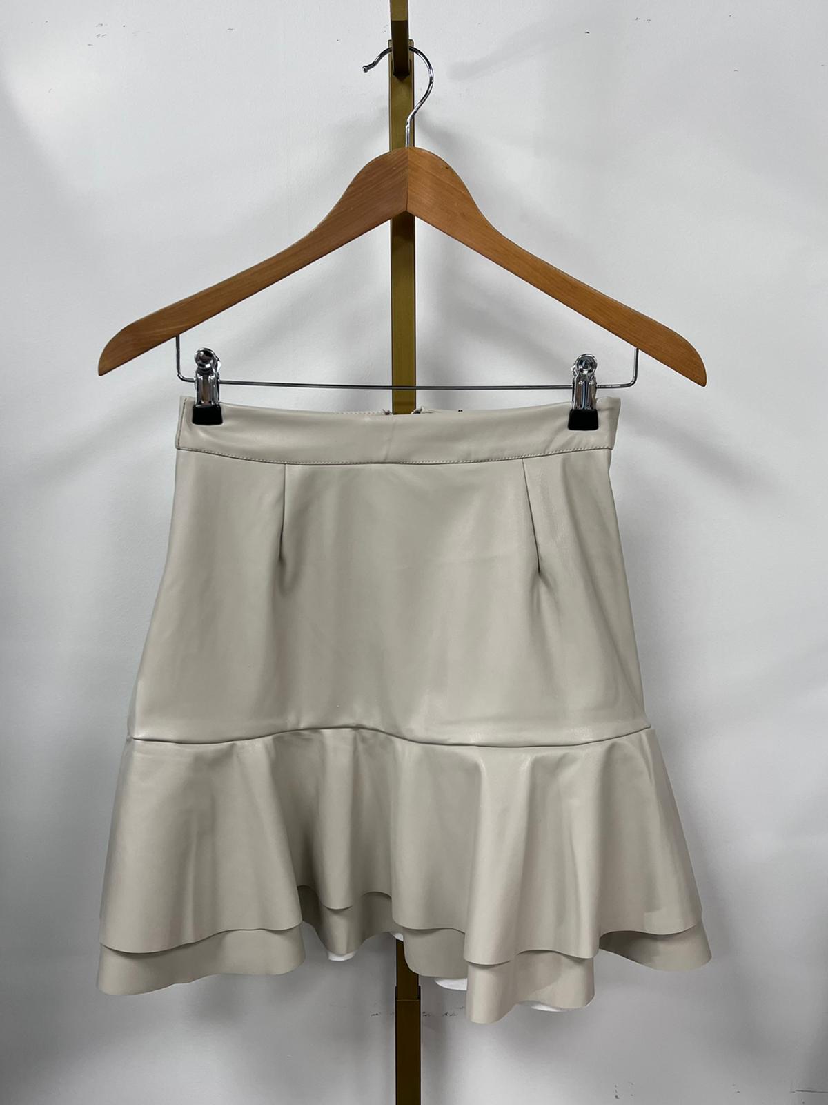 Rokje leer DF8322 Beige – Village Collection