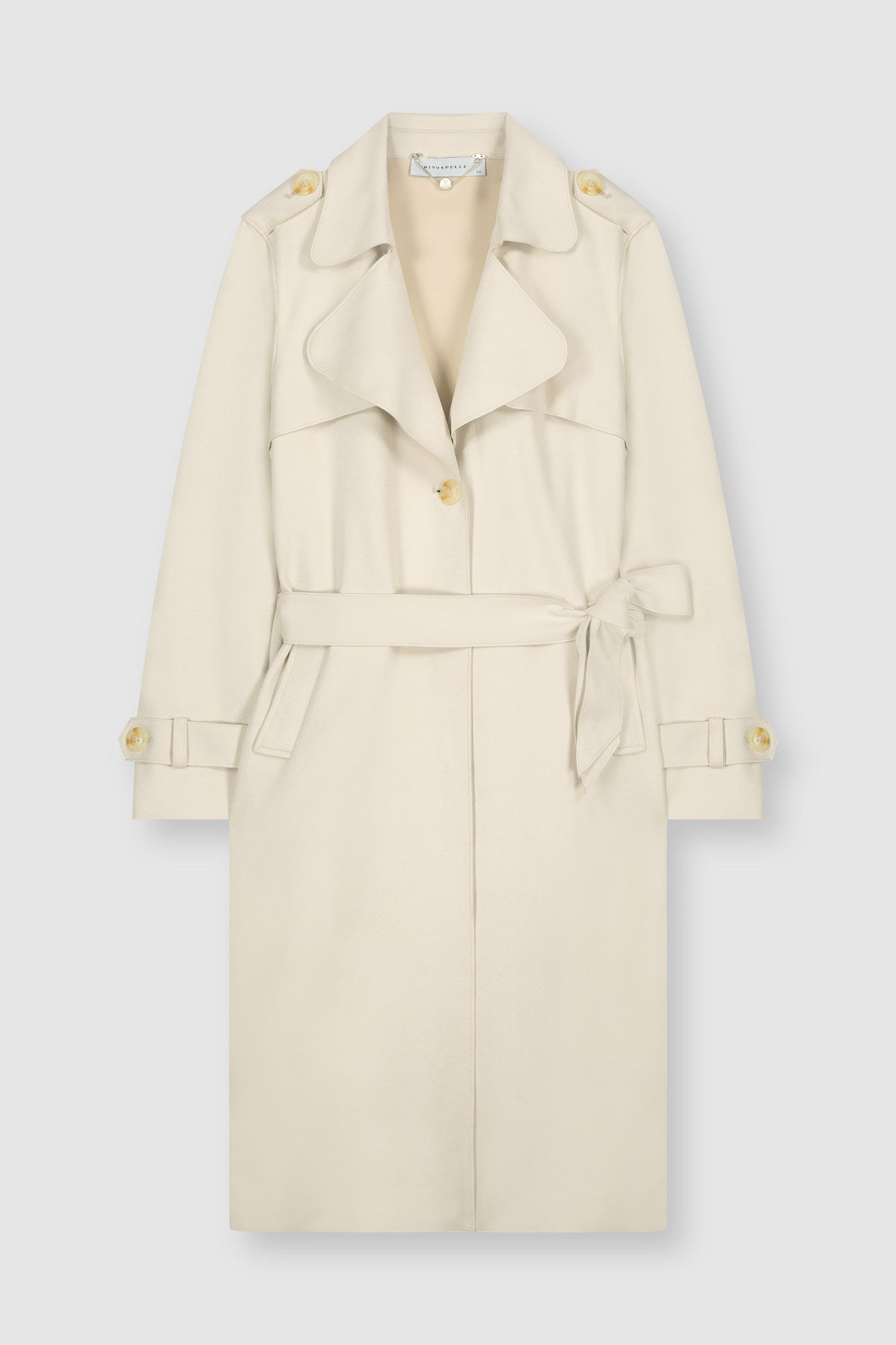 Trenchcoat Nula Nula.7002320 Snow white – Village Collection